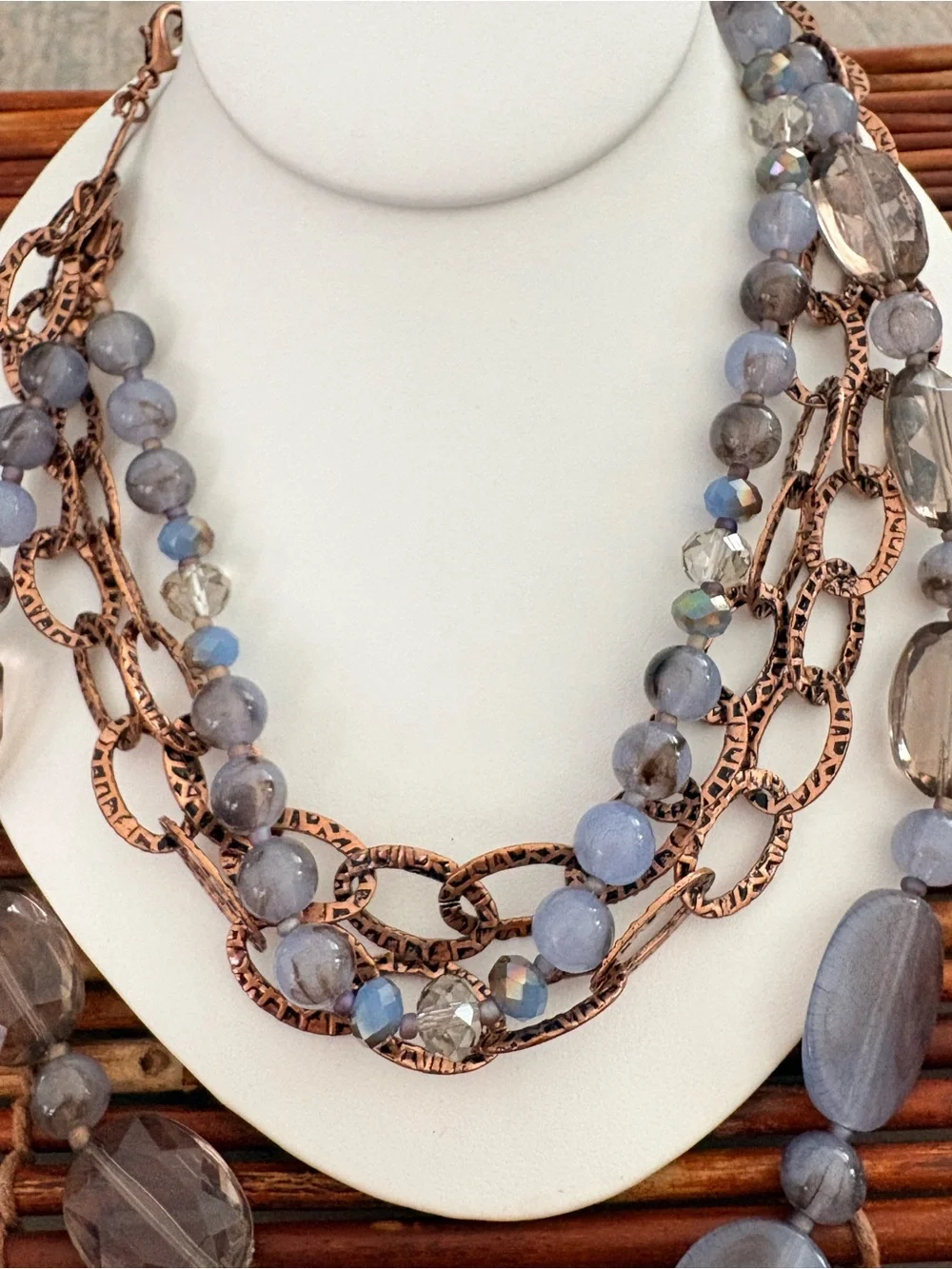 Premier Designs | Jewelry | Premier Designs Gray And Copper Multistrand ...
